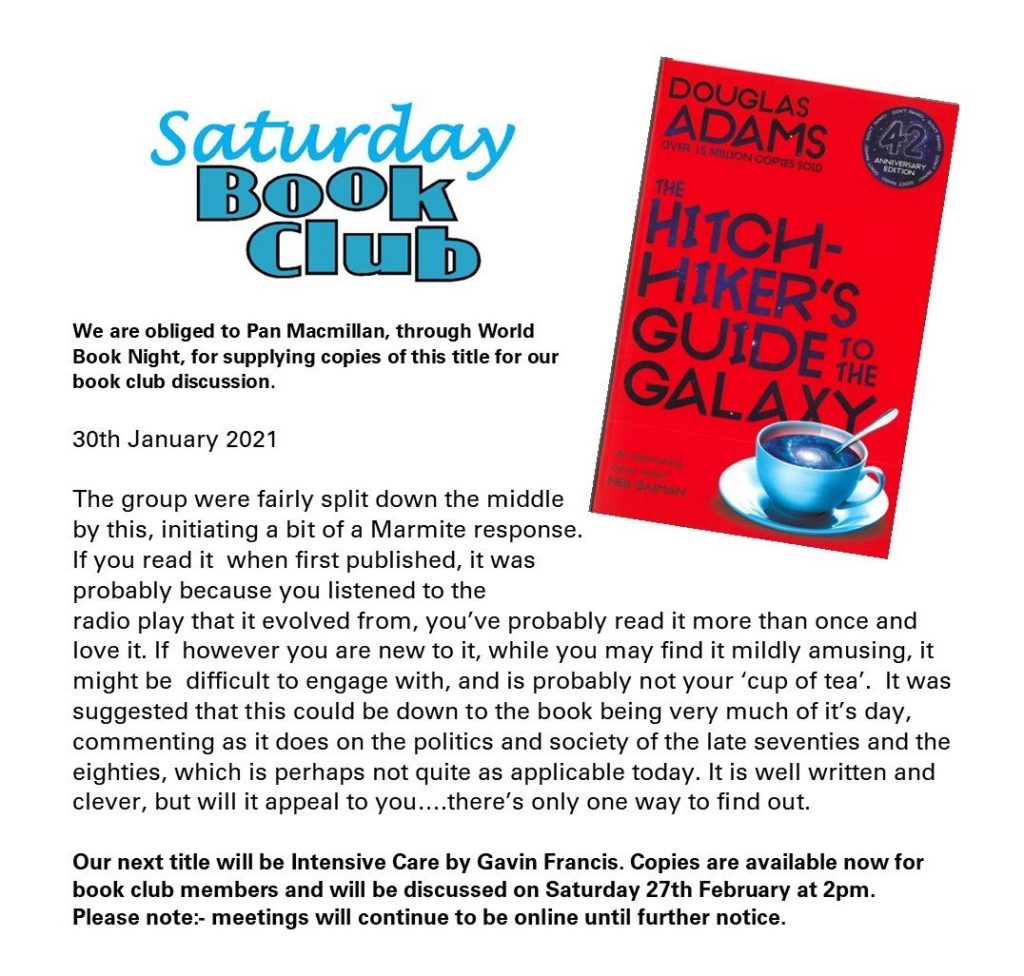 Recent Book Club Titles - Orkney Library & Archive